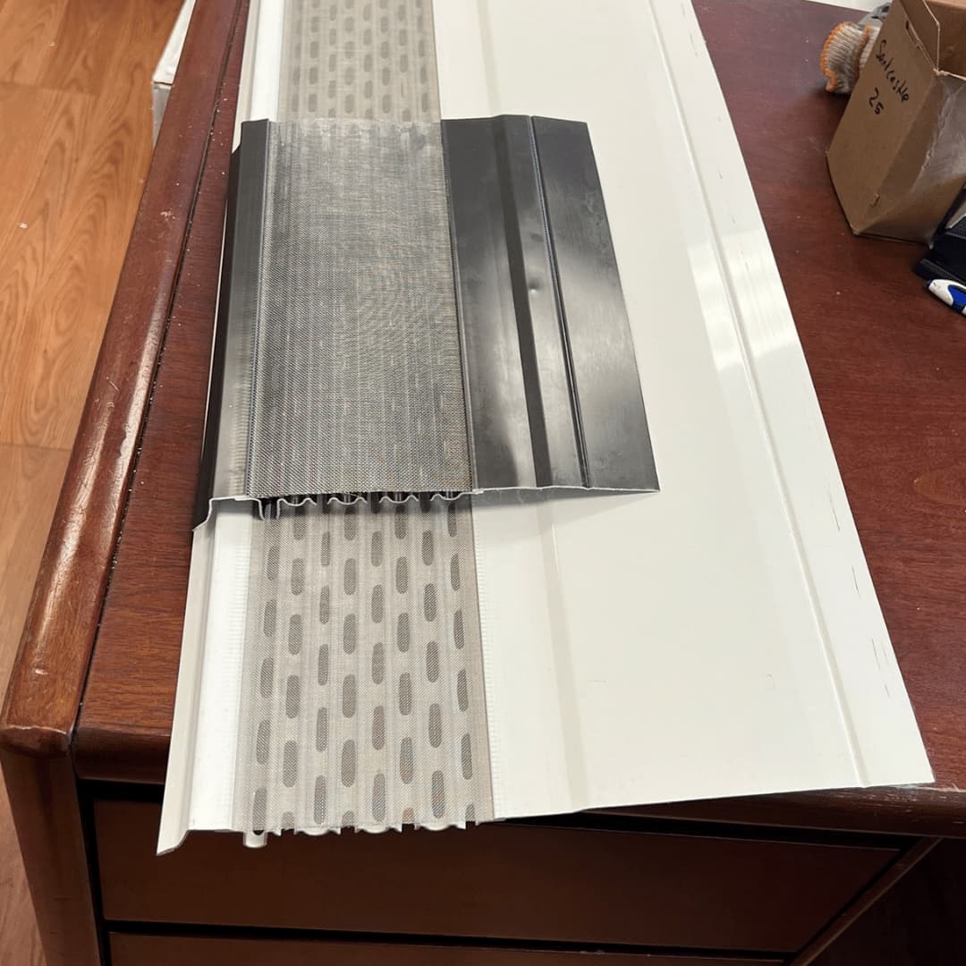 Flat Micromesh Gutter Guards – White | Art of Gutter