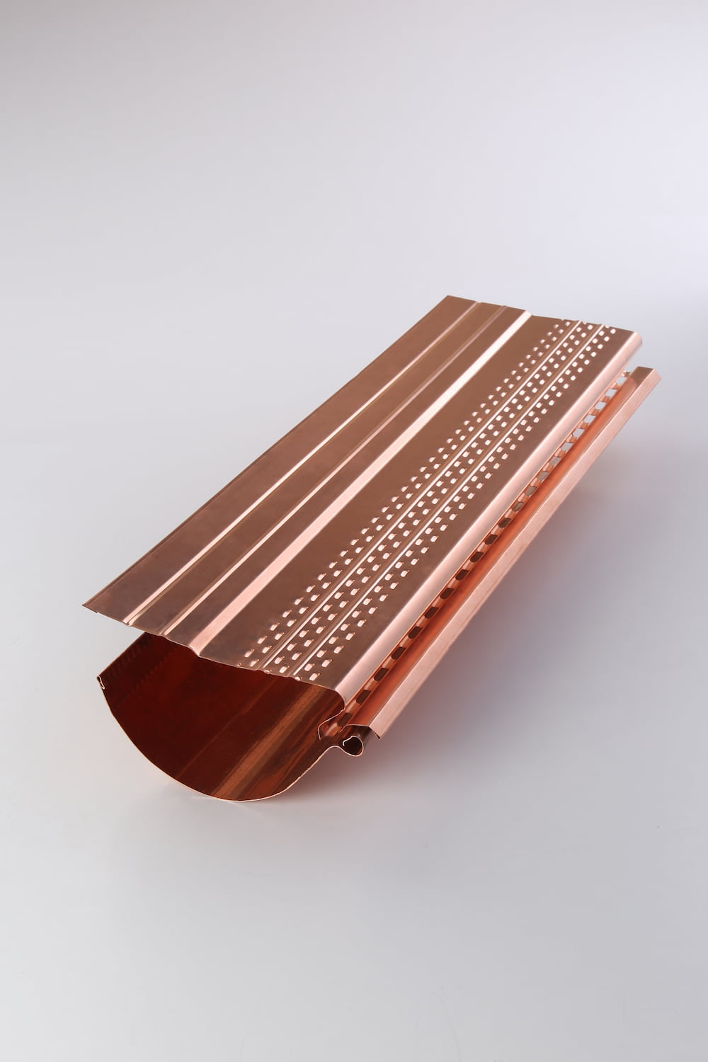 Half Round Waterlock Pro Gutter Guards – Copper | Art of Gutter